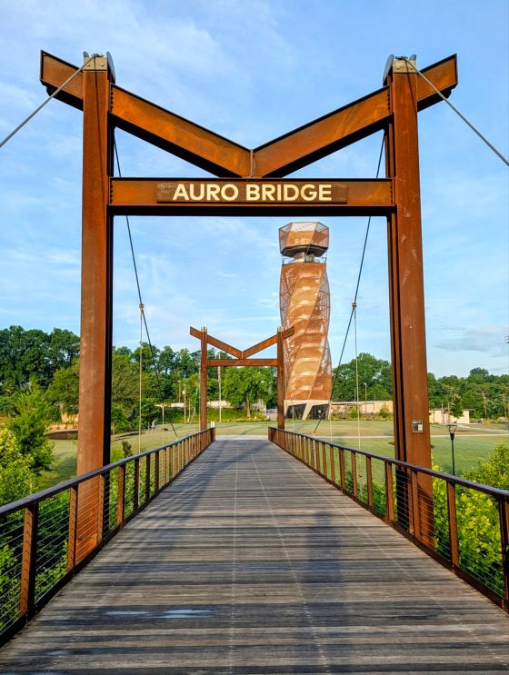 Unity Park and Falls Park on the Reedy in Greenville, South Carolina ...